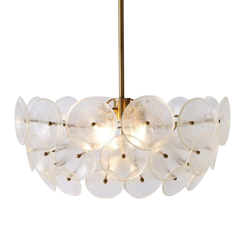 Glass Disc Chandelier – LUMIN LAMP HOUSE
