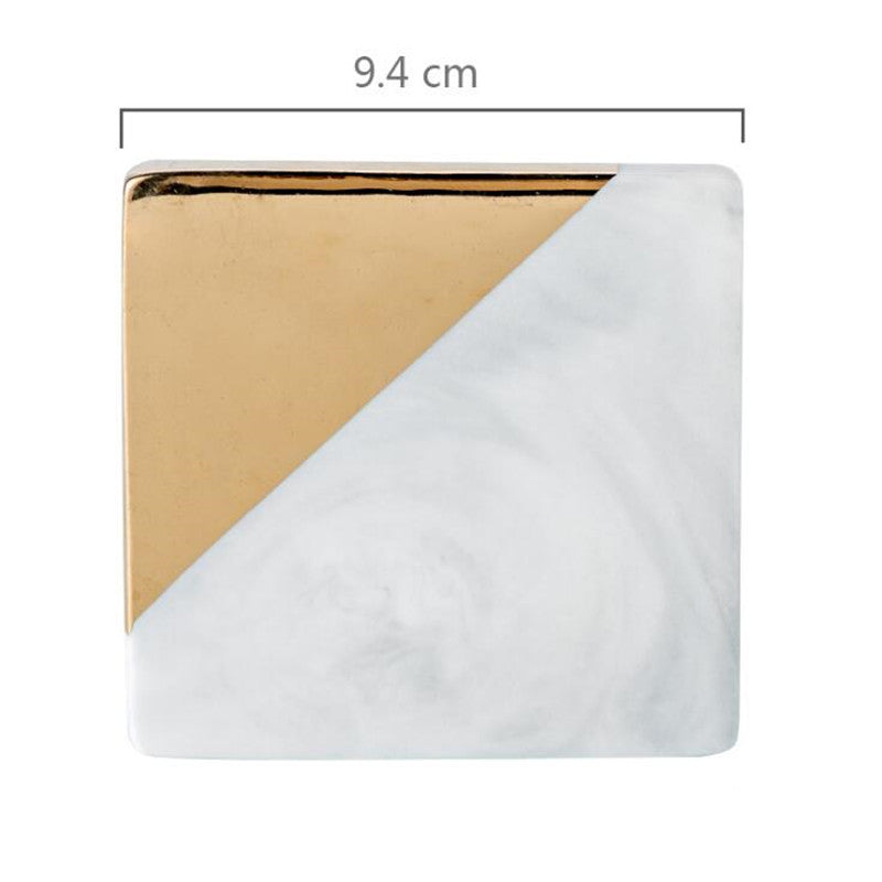 Gold Marble Coasters – LUMIN LAMP HOUSE