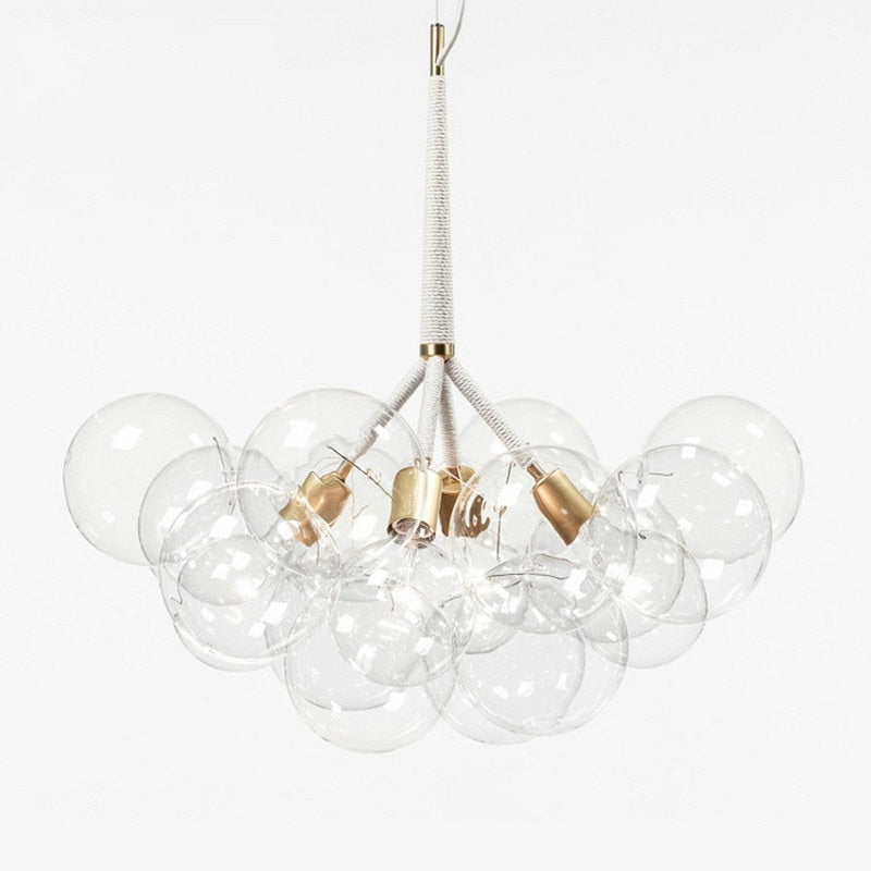 Bubble Molecular Glass Chandelier – LUMIN LAMP HOUSE